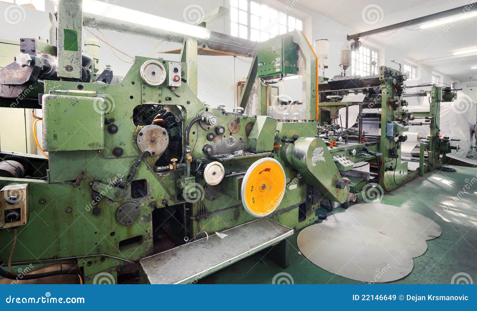Printing machine stock image. Image of press, industry - 22146649