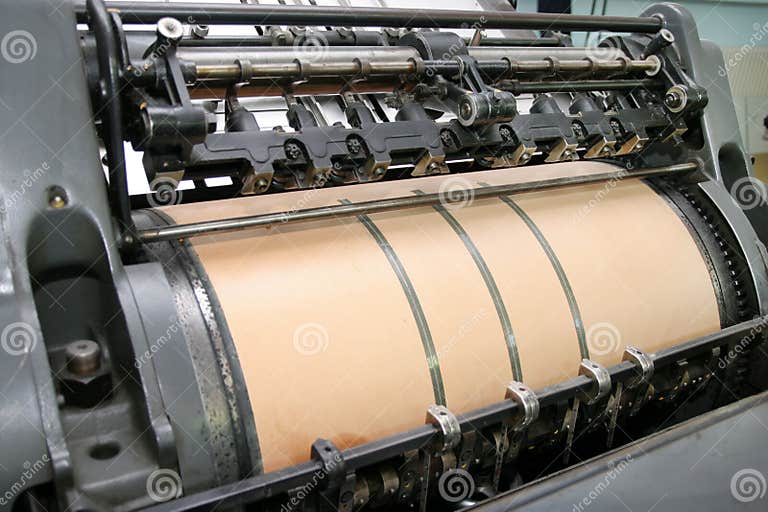 Printing machine stock image. Image of graphic, object - 2429577