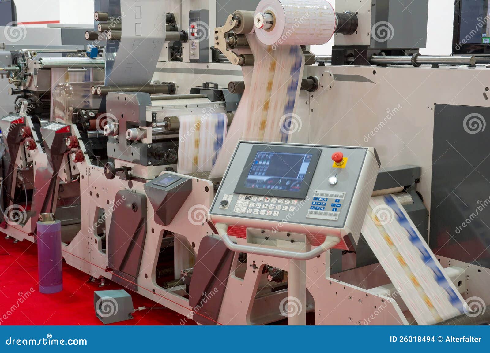 Printing machine stock photo. Image of printer, colored - 26018494