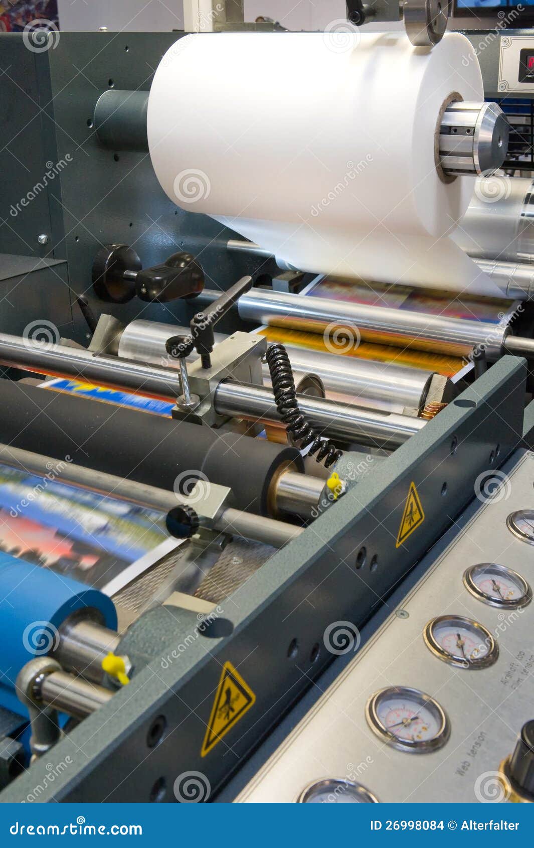 Printing machine stock photo. Image of commercial, machine - 26998084