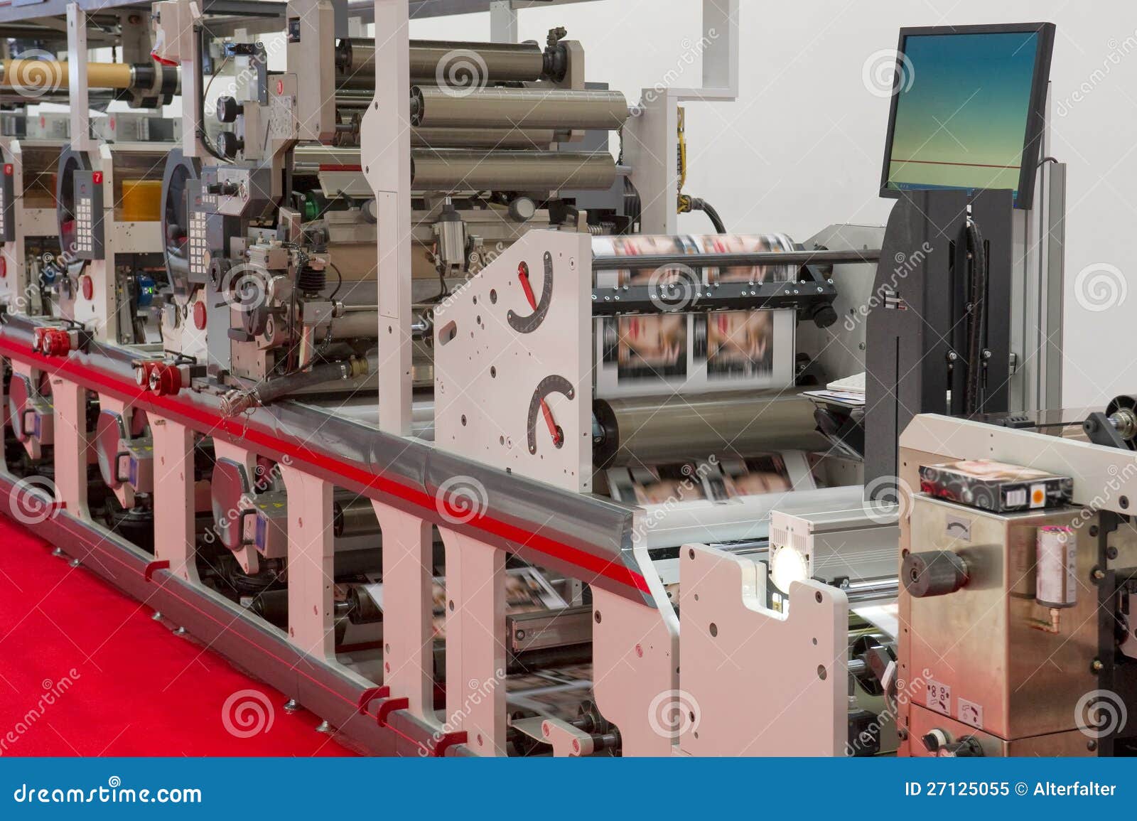 Printing machine stock image. Image of four, machines - 27125055