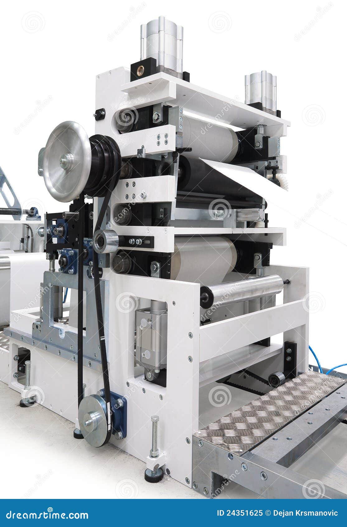 Printing machine details stock image. Image of parts - 24351625