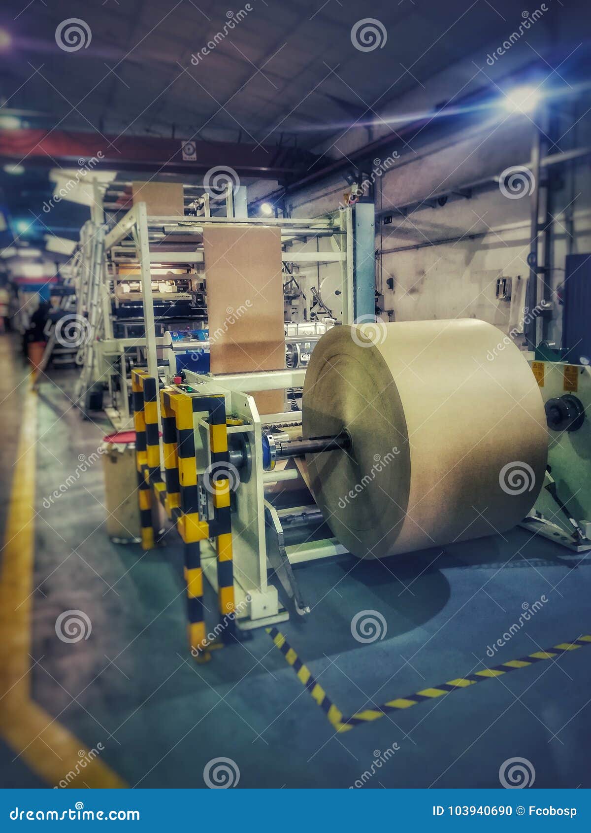 Machine printing offset stock photo. Image of factory - 103940690