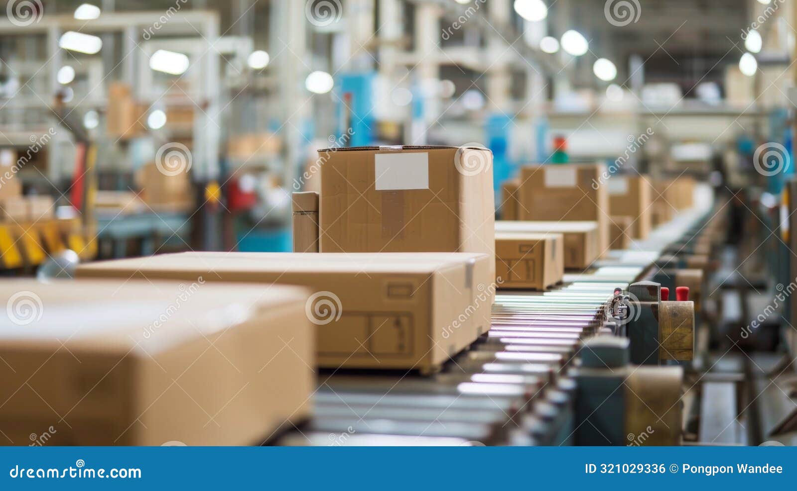 A Printing and Packaging Factory with Machines Printing and Folding ...