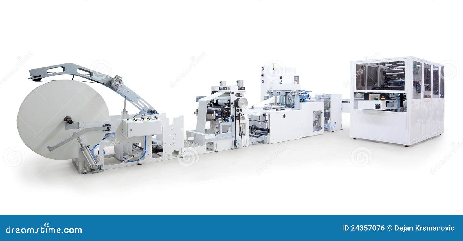 Printing and Packaging Machines Stock Photo - Image of business, design ...