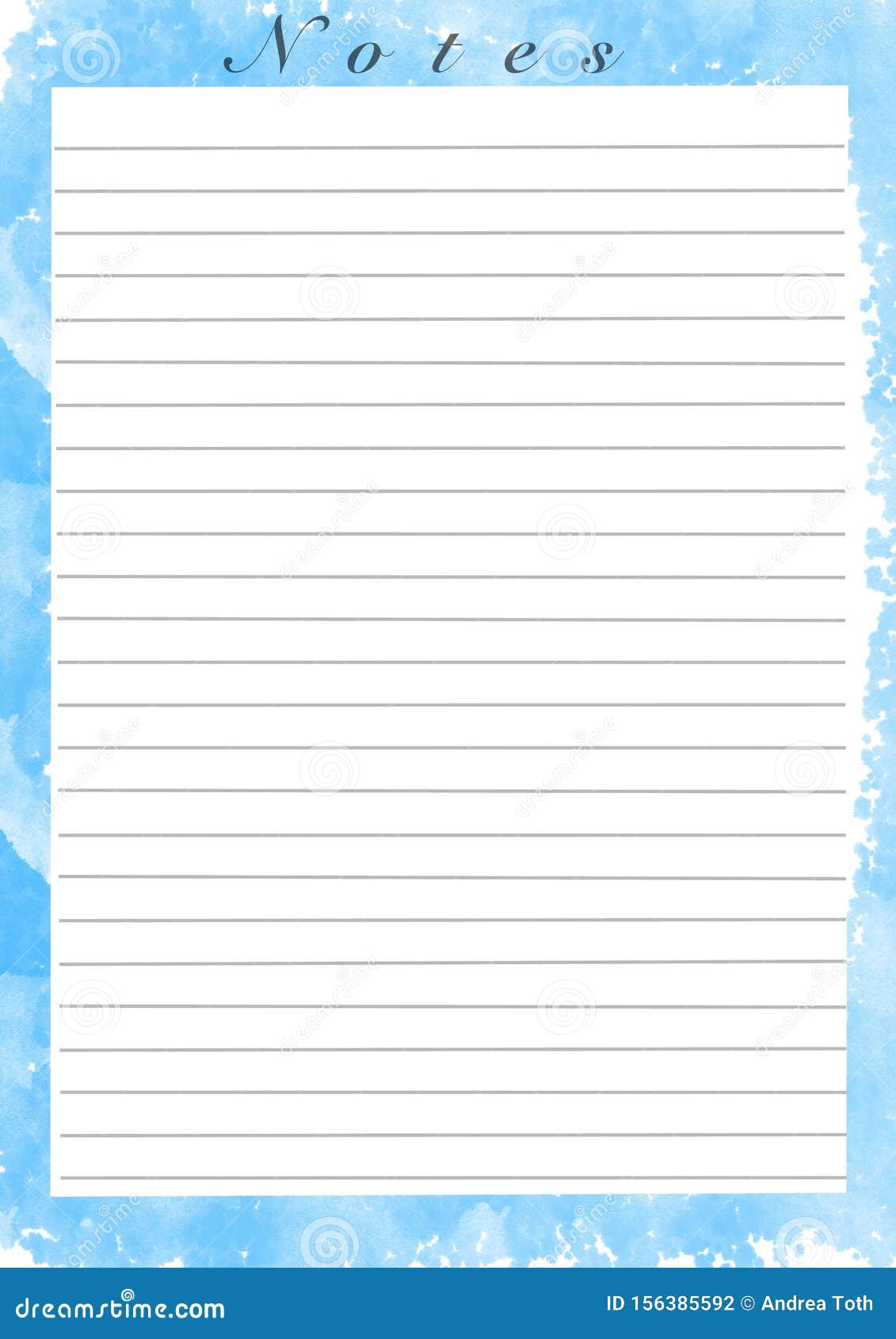 Printing Paper Note, Optimal A4 Size. Lined Paper for Notebook, Diary ...