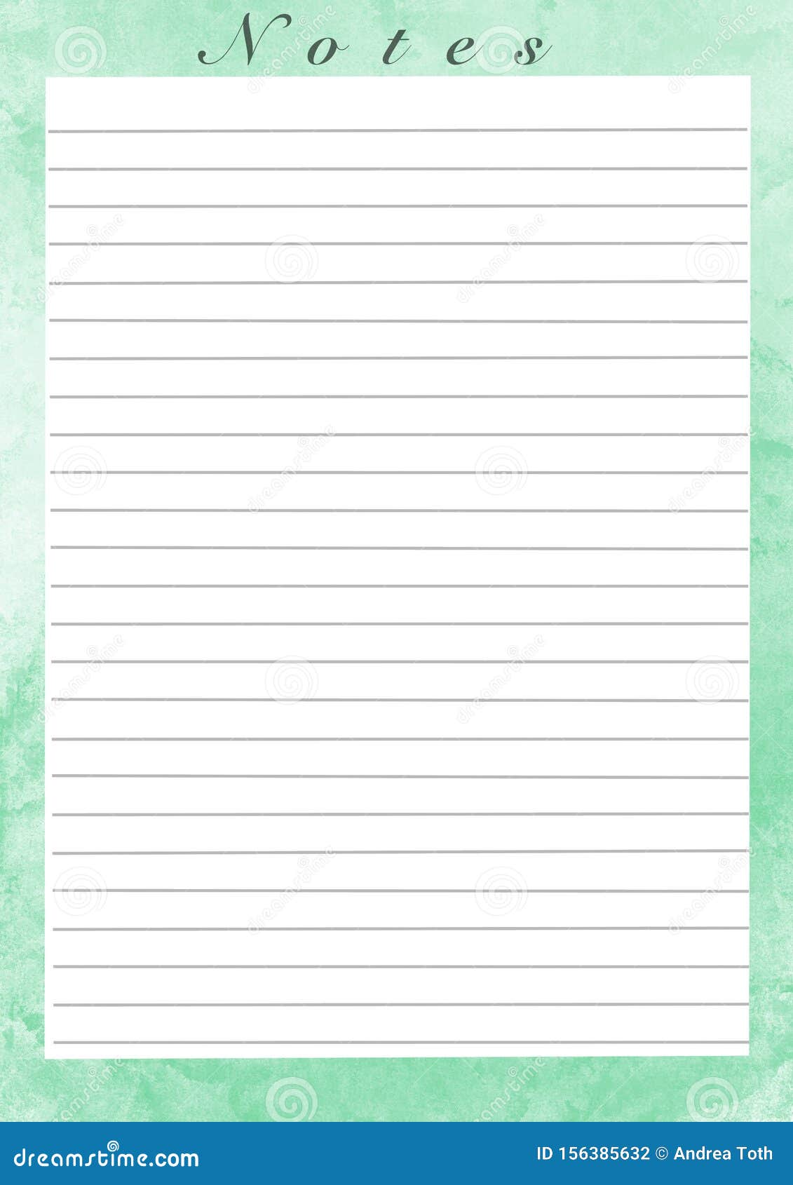 Printing Paper Note, Optimal A4 Size. Lined Paper for Notebook, Diary ...