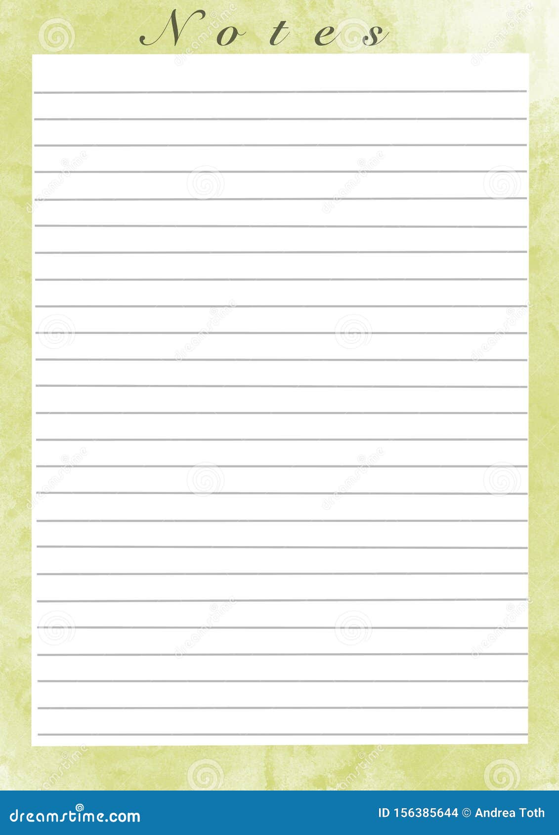 Printing Paper Note, Optimal A4 Size. Lined Paper for Notebook, Diary ...