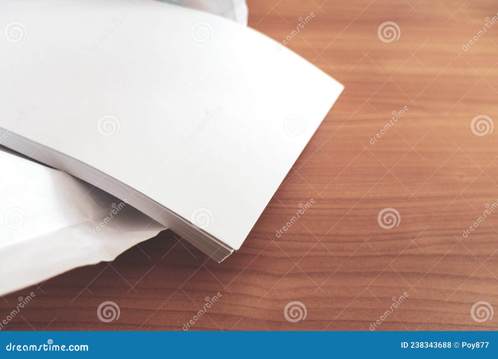 Printing and Photocopy Paper. Stack of Sheets Paper of Office Paper ...