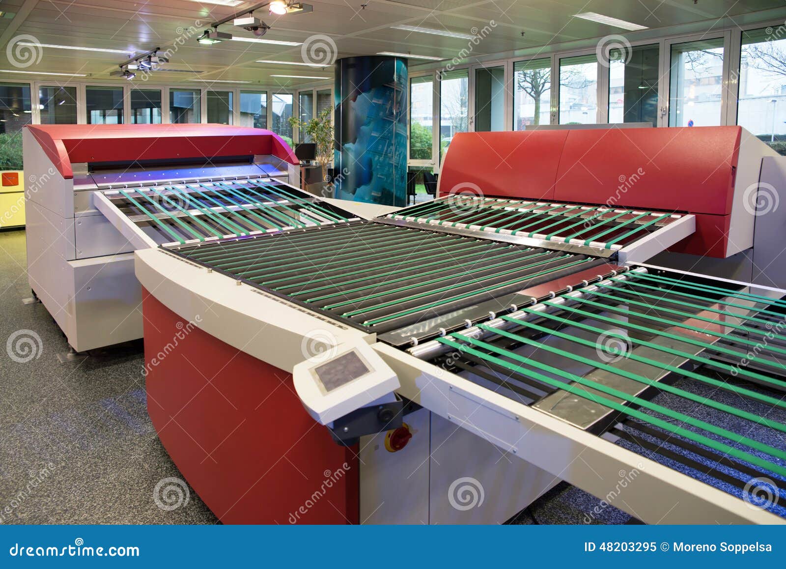 Printing Plant - CTP Computer To Plate Department Stock Image - Image ...
