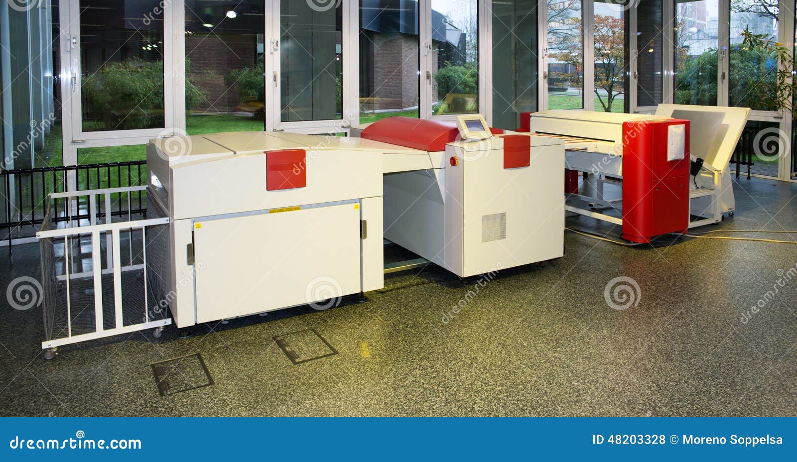 Printing Plant - CTP Computer To Plate Department Stock Photo - Image ...