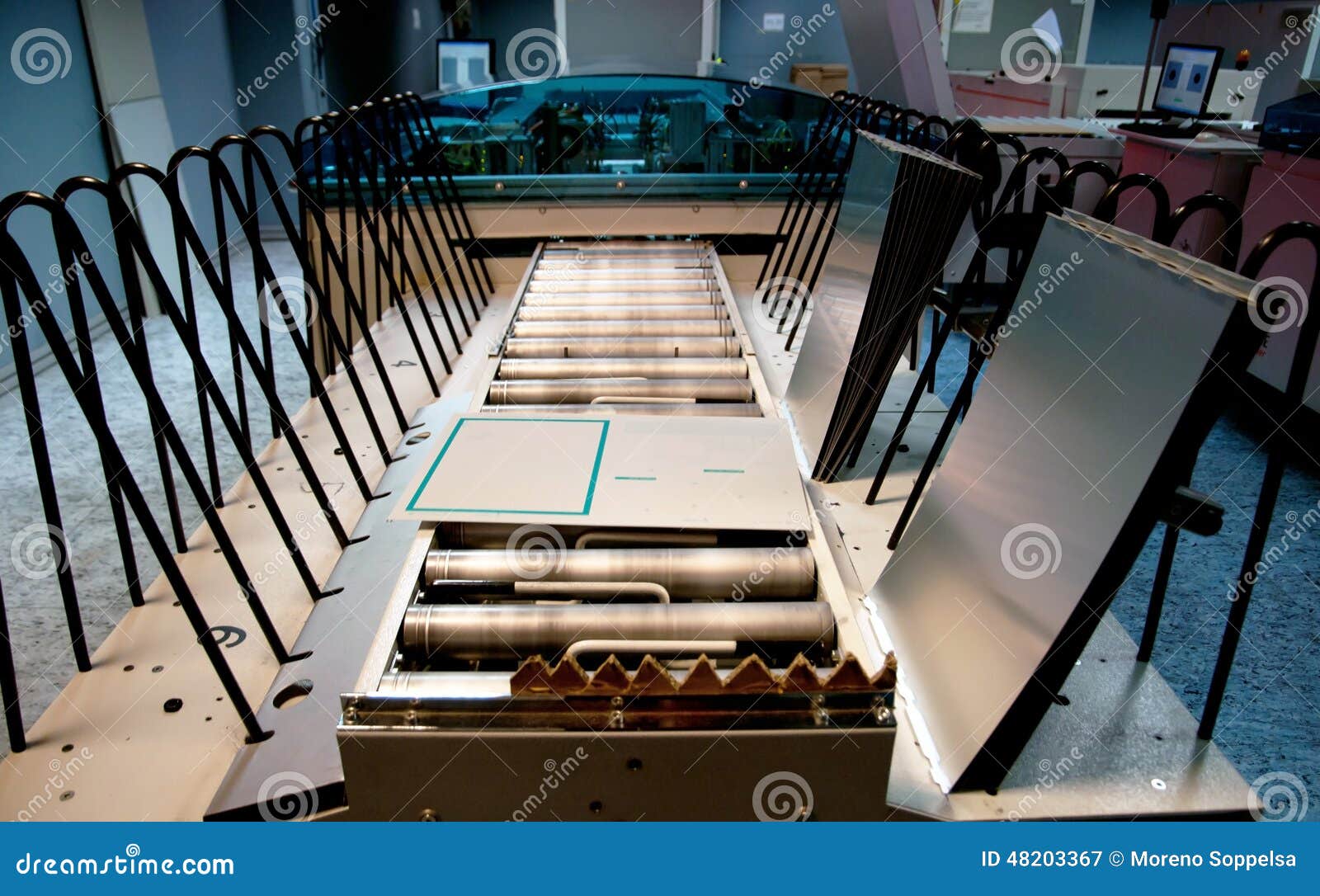 Printing Plant - CTP Computer To Plate Department Stock Image - Image ...