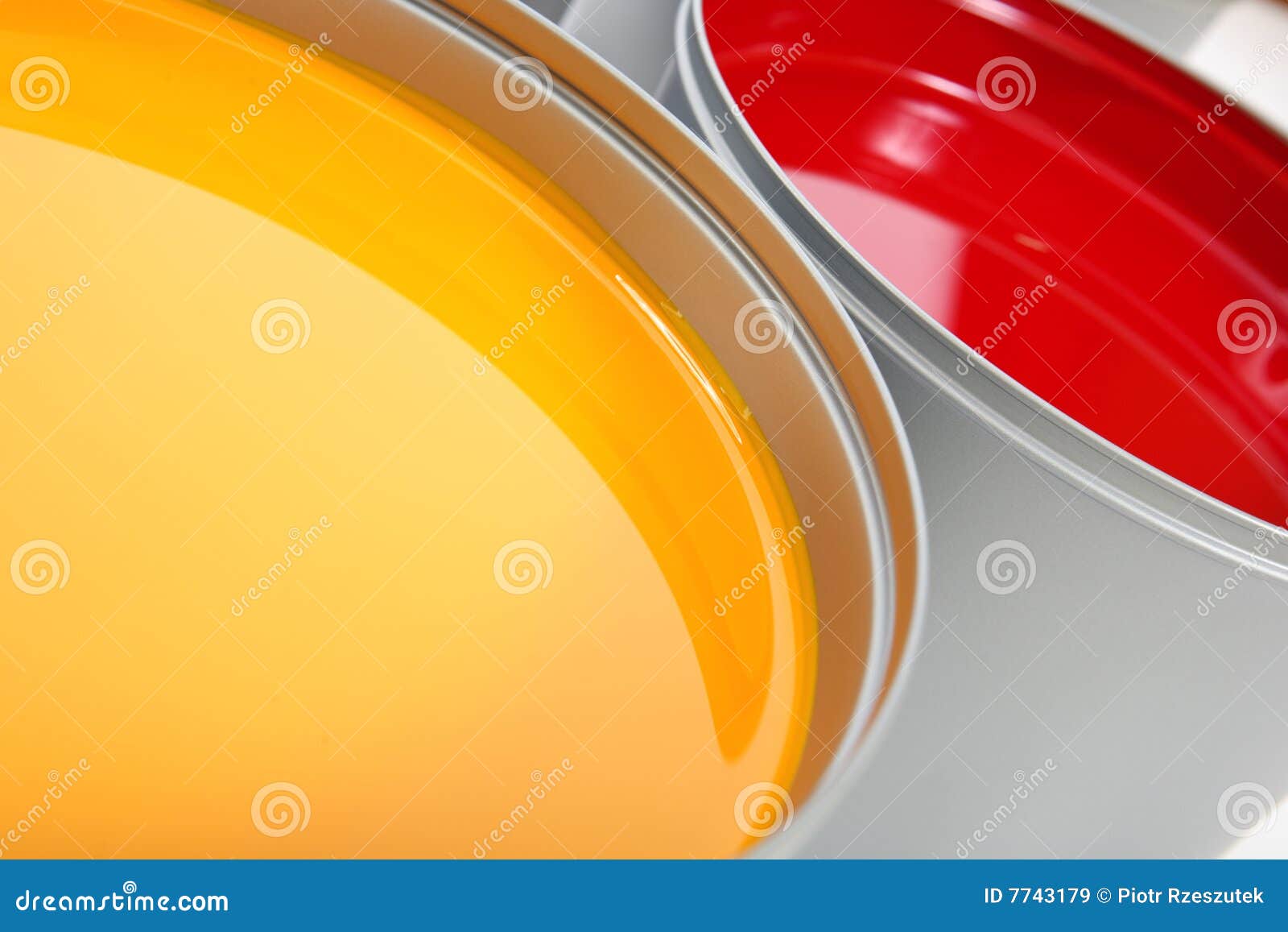 Printing Press Inks, Magenta, Yellow Stock Image - Image of color ...