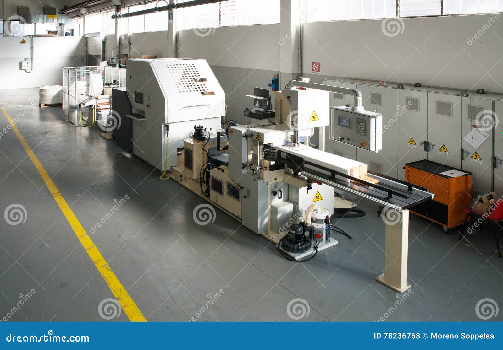 Printing Press - Machine for Paper Napkins Stock Photo - Image of ...