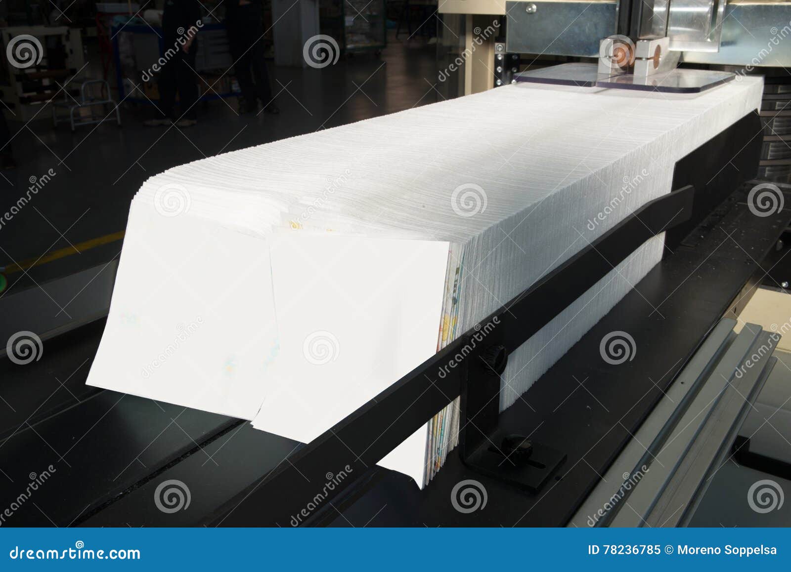 Printing Press - Machine for Paper Napkins Stock Image - Image of ...