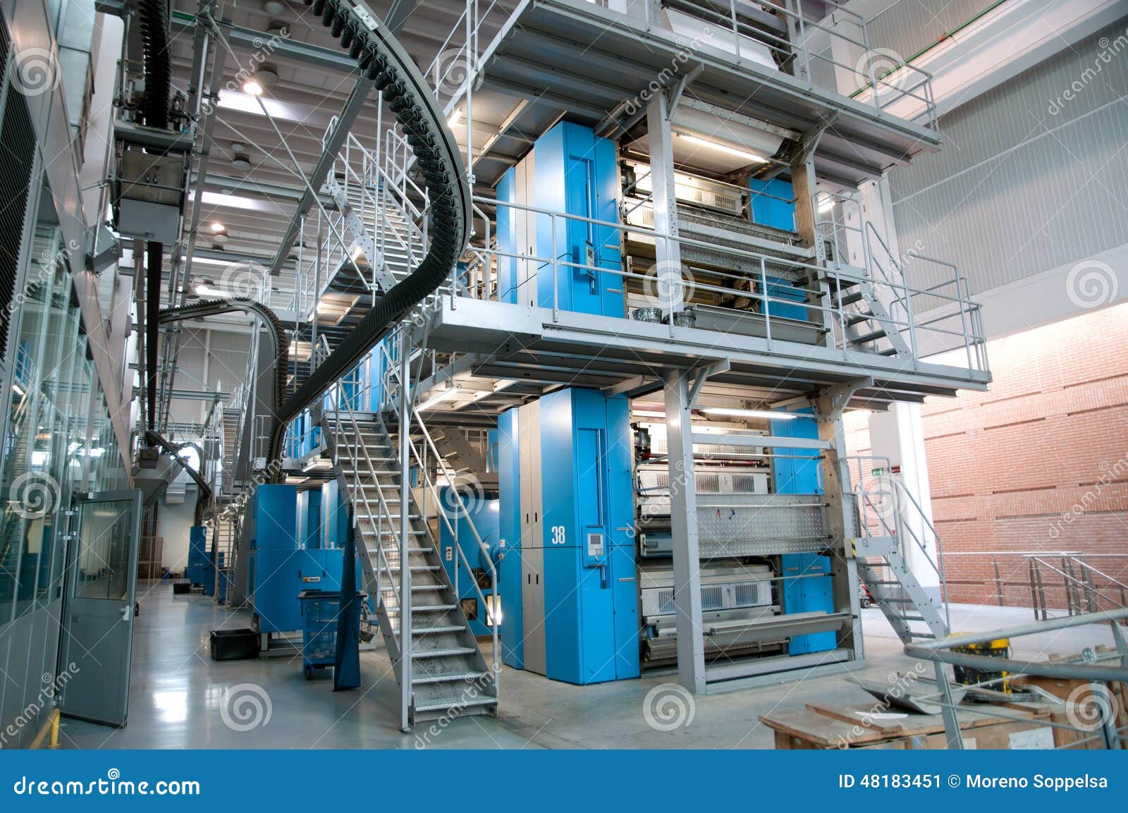 Printing Press - Newspaper Press Line Stock Image - Image of hour ...