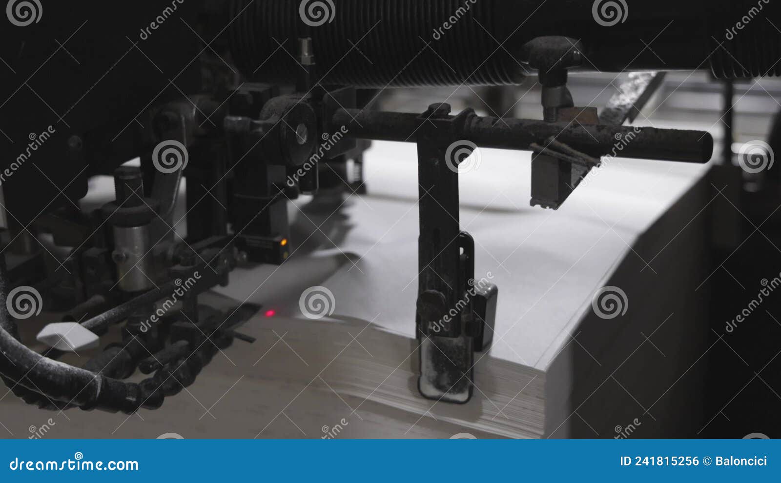Printing Process Stop stock footage. Video of interrupt - 241815256