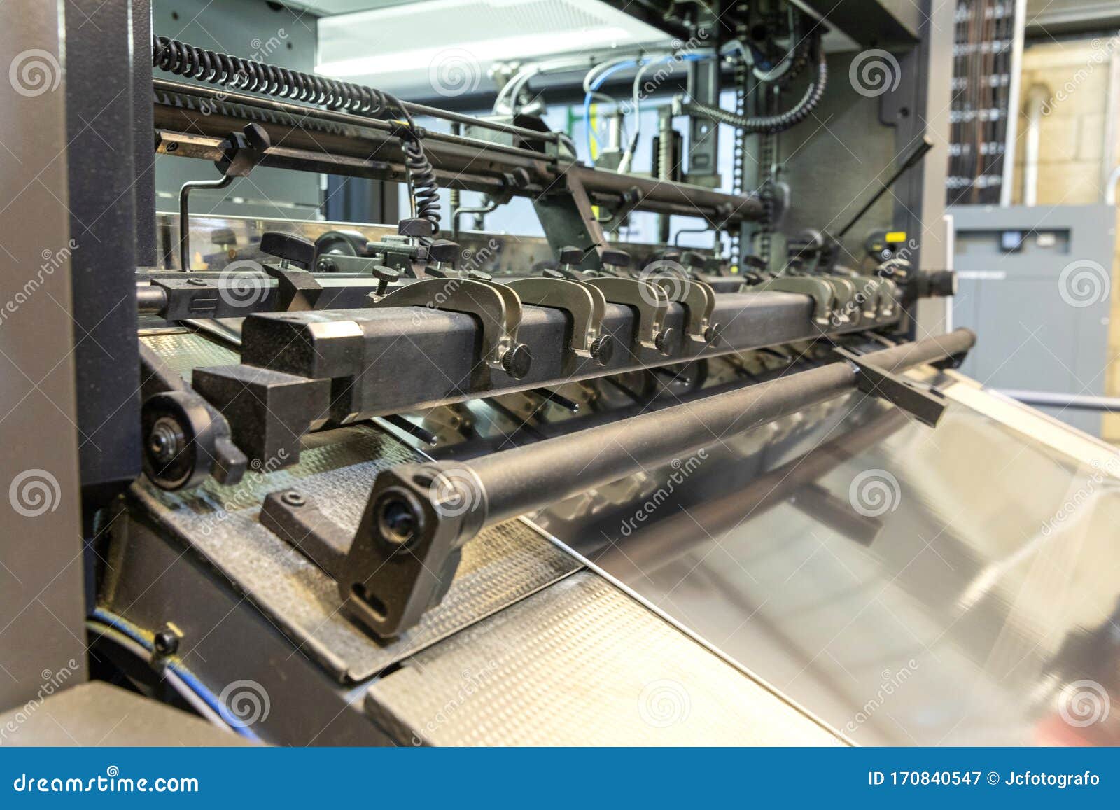 Printing Processes Industry Stock Image - Image of factory, interior ...