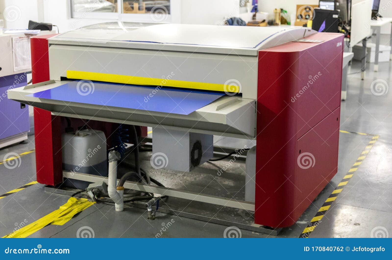 Printing Processes Industry Stock Photo - Image of engineering, hands ...