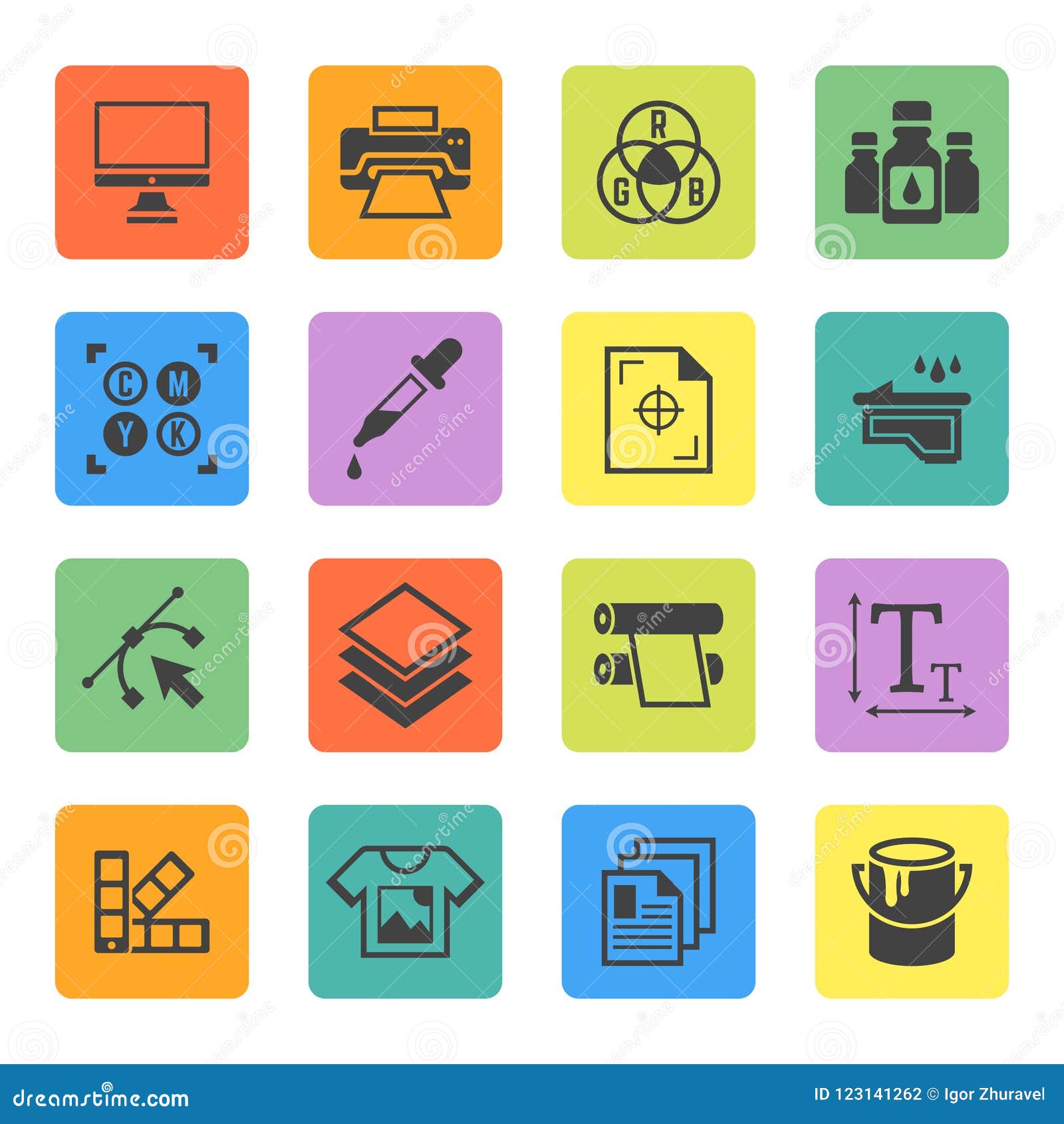 Vector Squre And Circle Design. Simple Template For Use | CartoonDealer ...