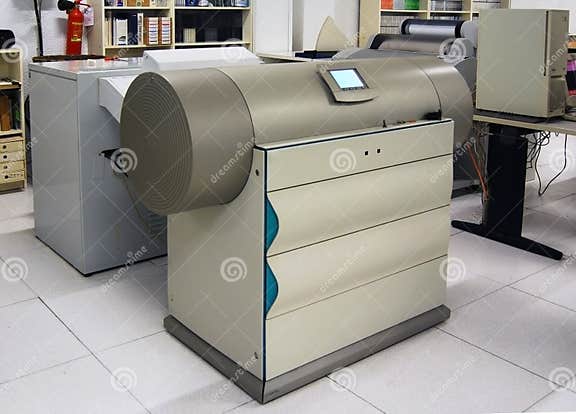 Printing Shop - Drum Scanner Stock Image - Image of acrylic, cmyk: 9944019