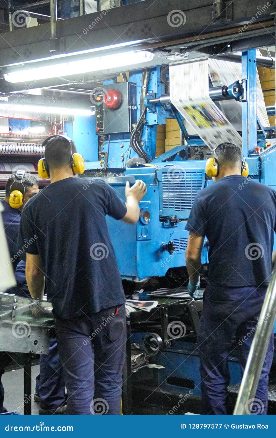 Printing workers editorial photography. Image of ready - 128797577