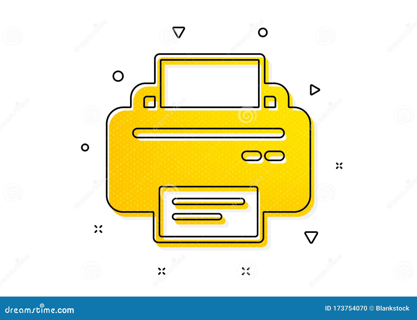 Printer Icon. Printout Device Sign. Vector Stock Vector - Illustration ...