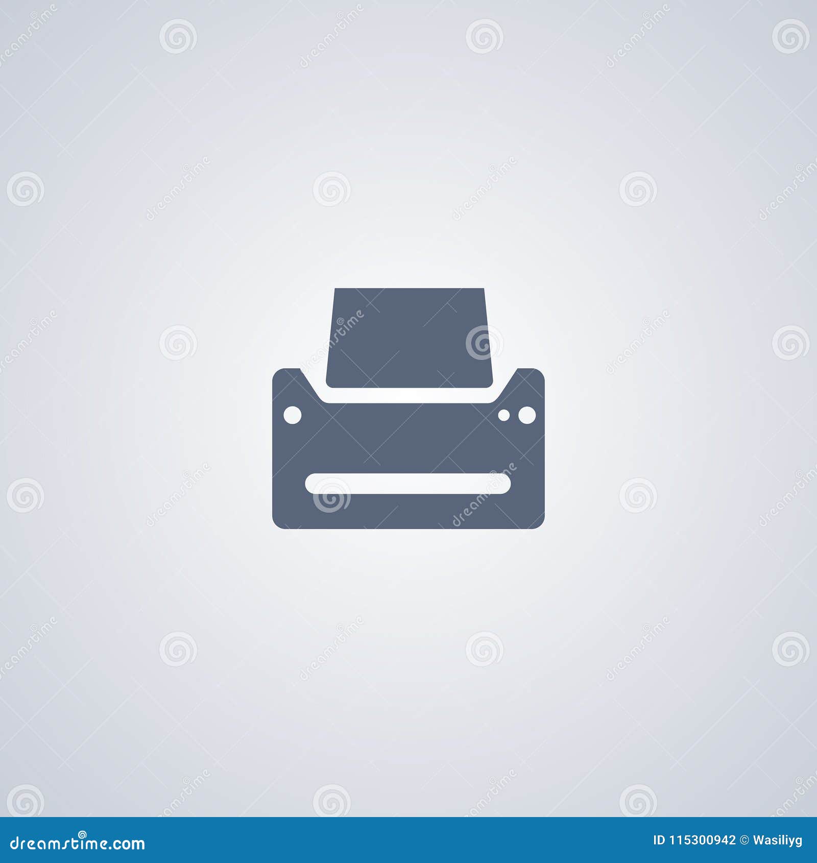 Printout, Printer, Vector Best Flat Icon Stock Vector - Illustration of ...