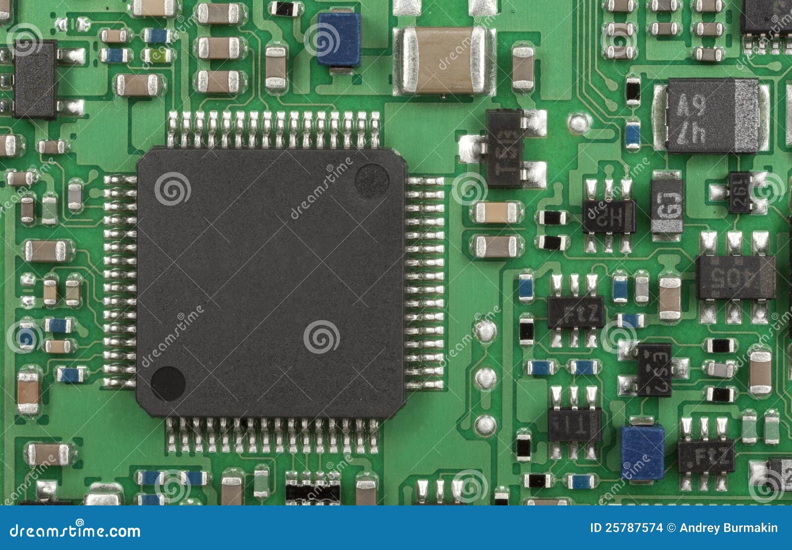 Printplattevorstand stockfoto. Bild von metall, silikon - 25787574