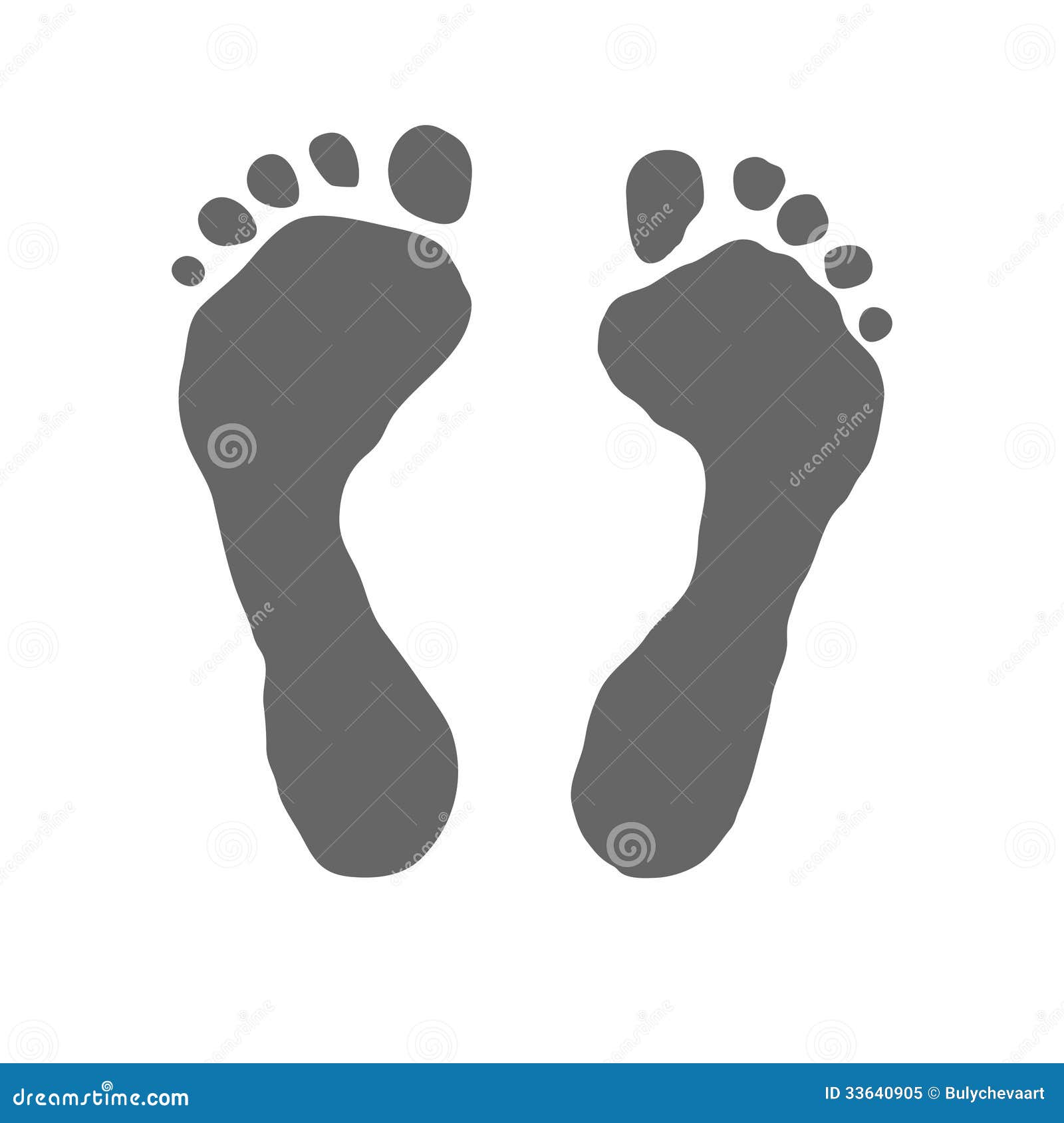 Prints of human foot stock vector. Illustration of colorful - 33640905
