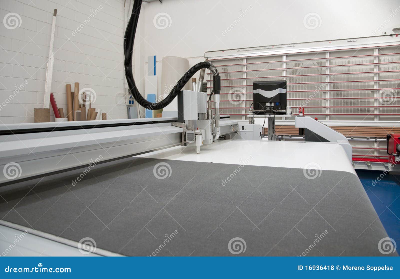 Printshop - Cutting Plotter Stock Photo - Image of colored, sign: 16936418