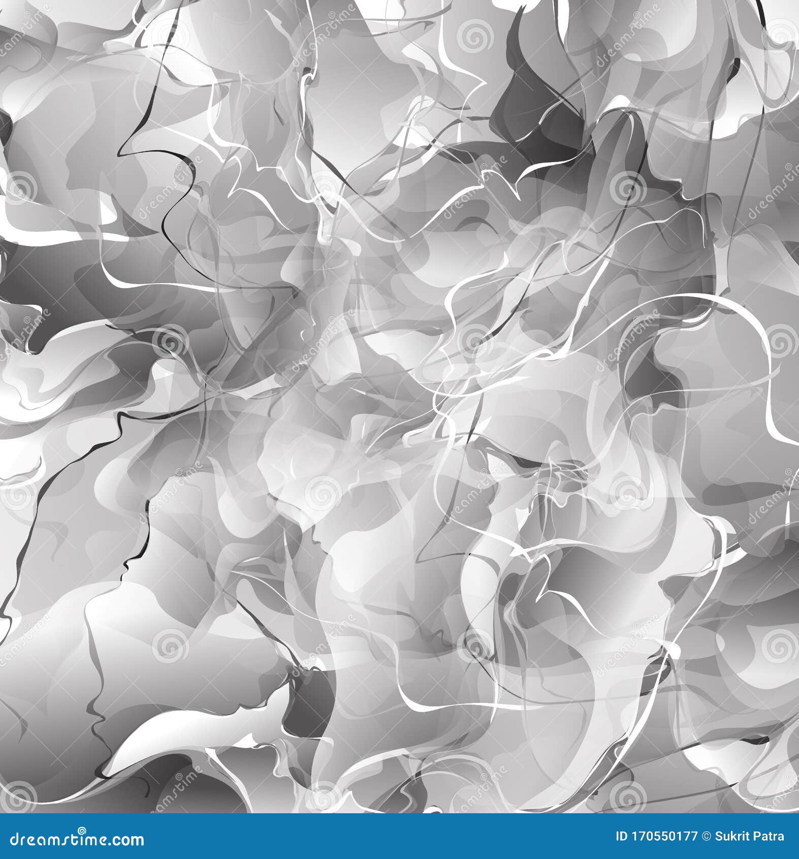 PrintWhite Gray Smoke Background Floating on a Beautiful Dimensional ...