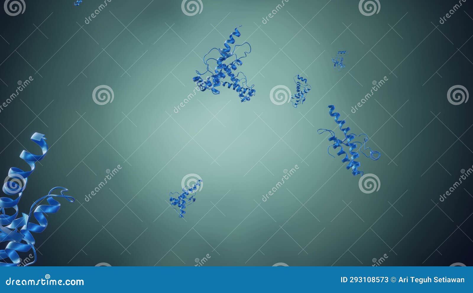 Prions Protein Molecules in the Dark Background Stock Video - Video of ...