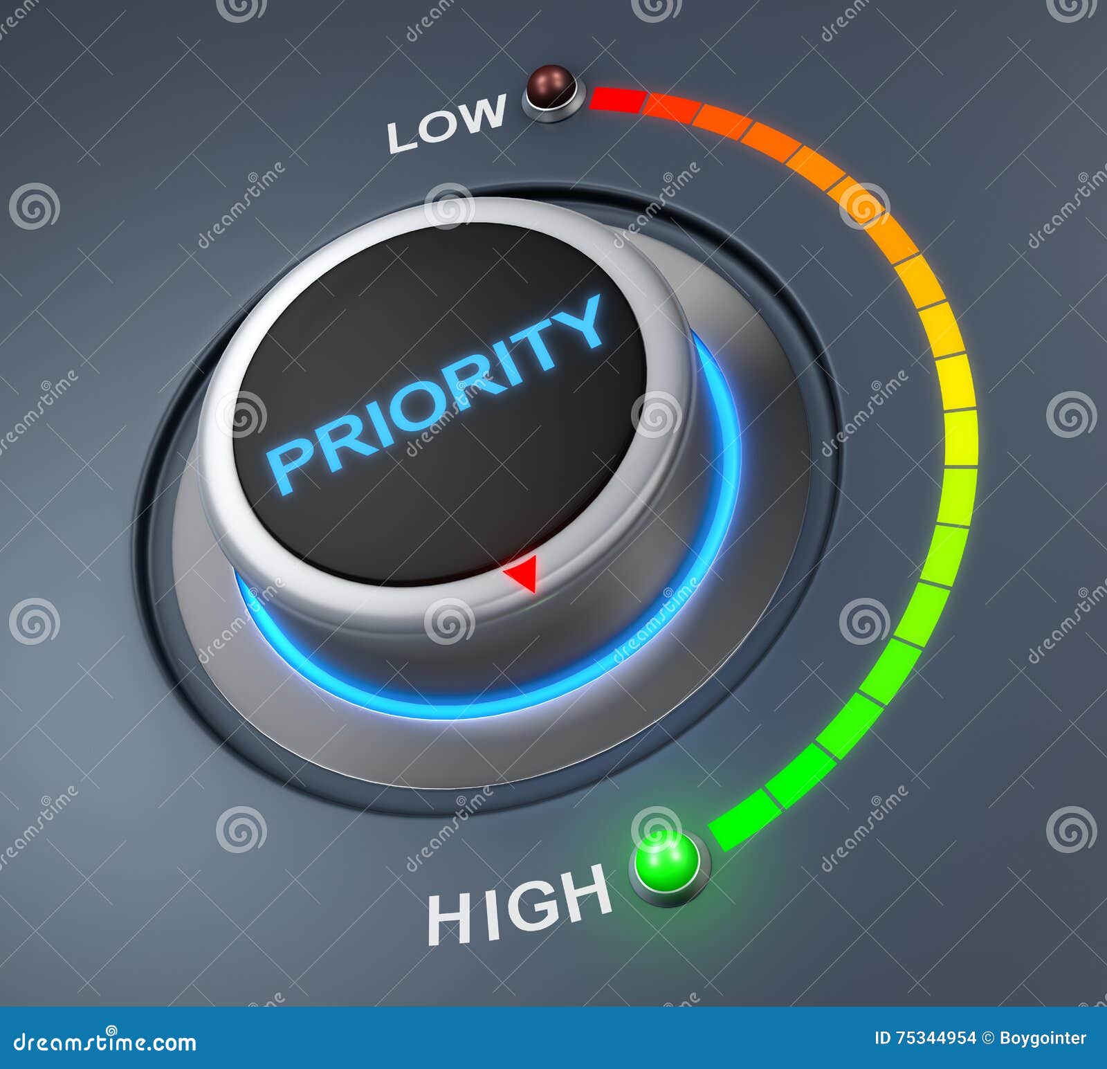 Prioridad stock de ilustración. Ilustración de proyecto - 75344954