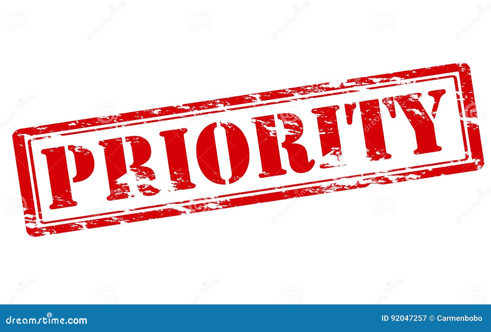 Prioridade ilustração stock. Ilustração de vermelho, maneira - 92047257