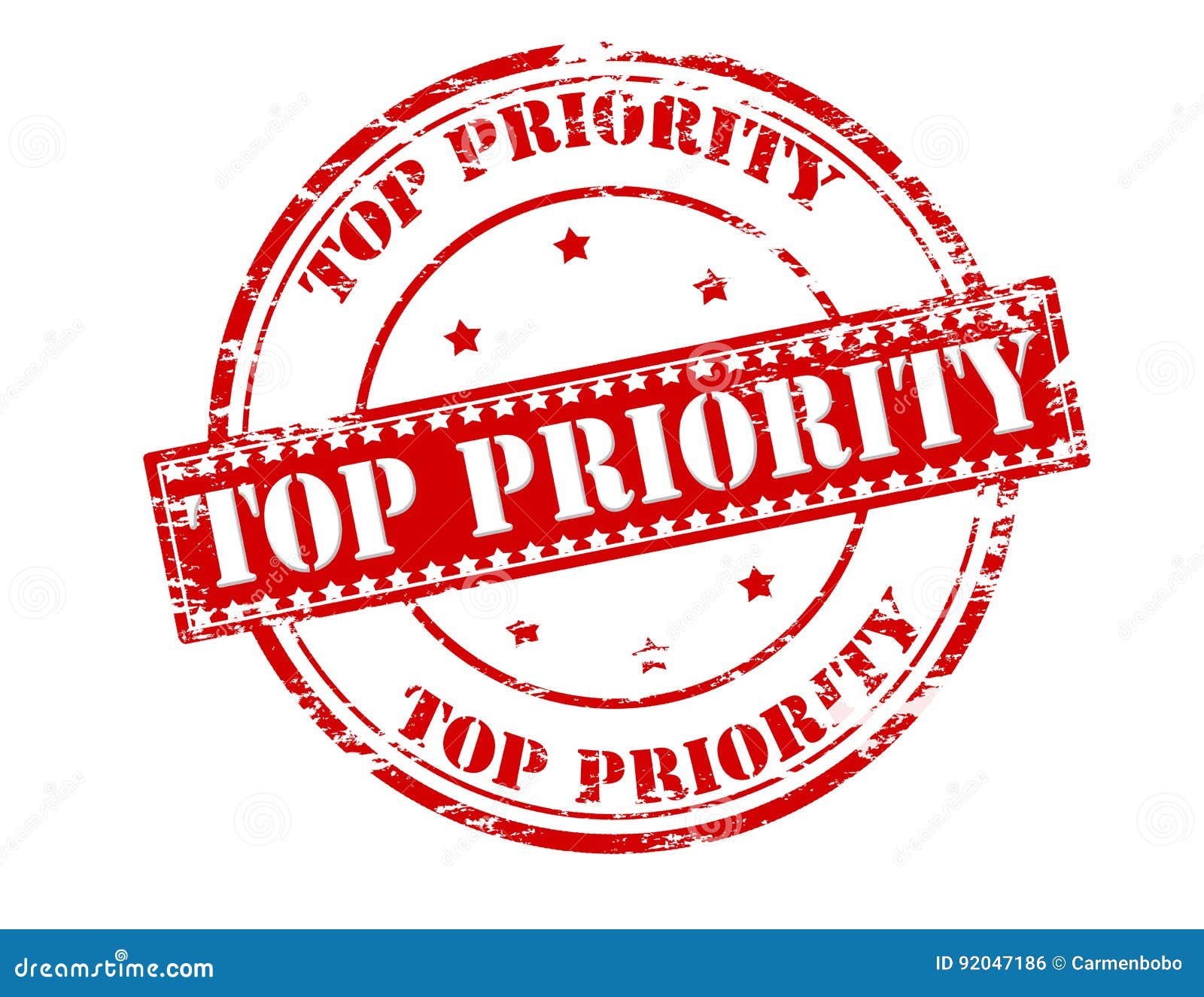 Prioridade máxima ilustração stock. Ilustração de variado - 92047186