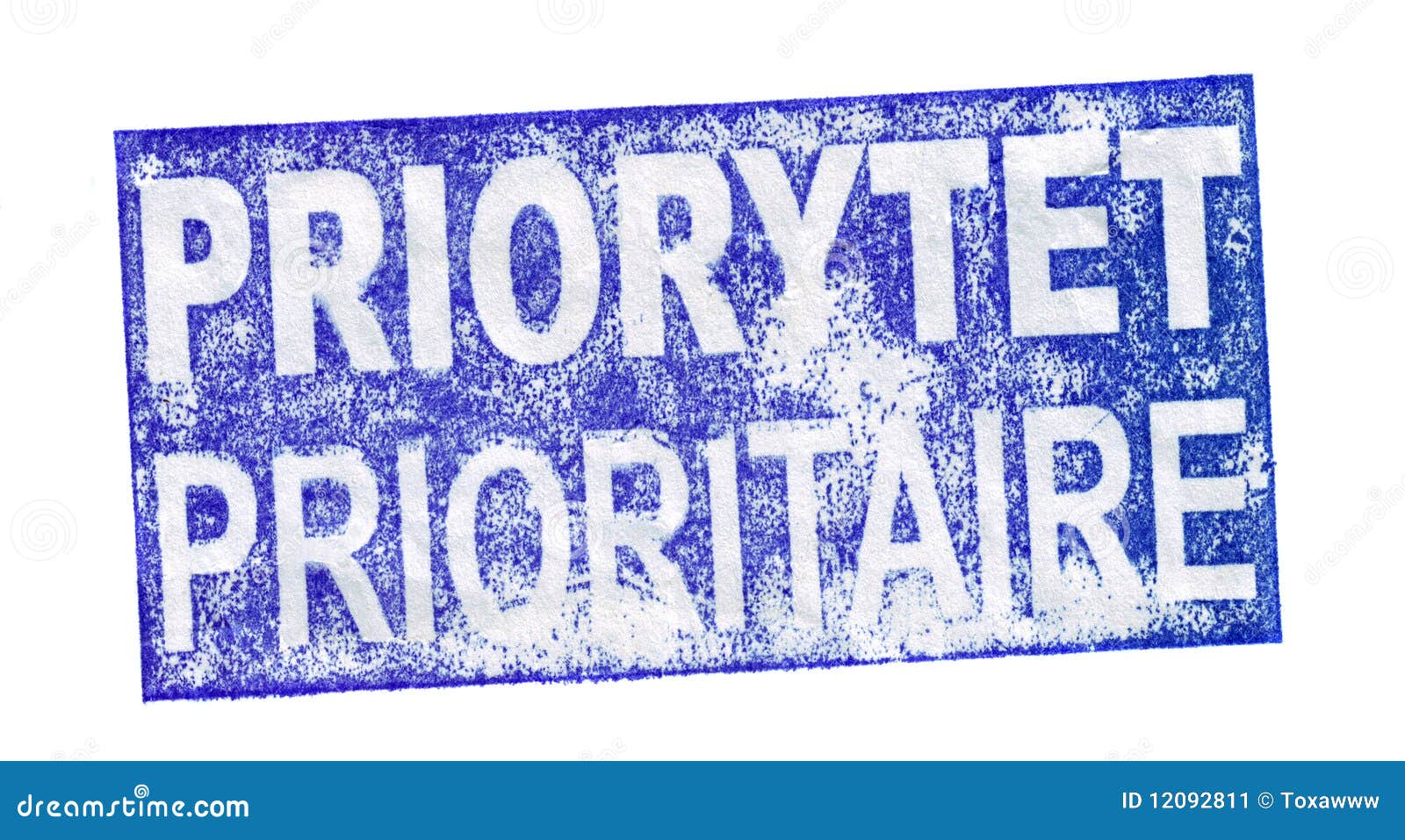 Prioriteit stock afbeelding. Image of prioriteit, luchtpost - 12092811