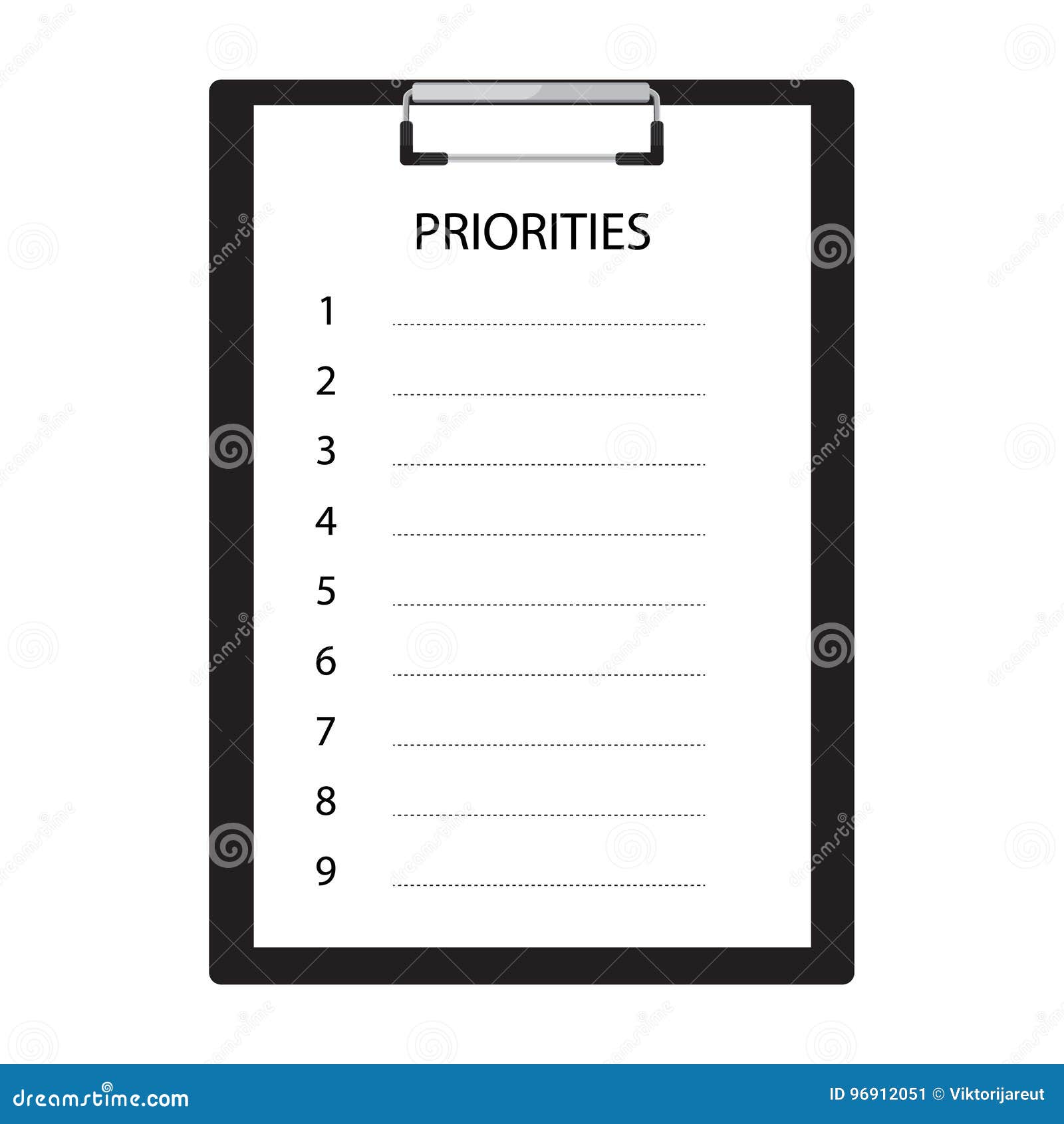Priorities icon stock illustration. Illustration of mark - 96912051