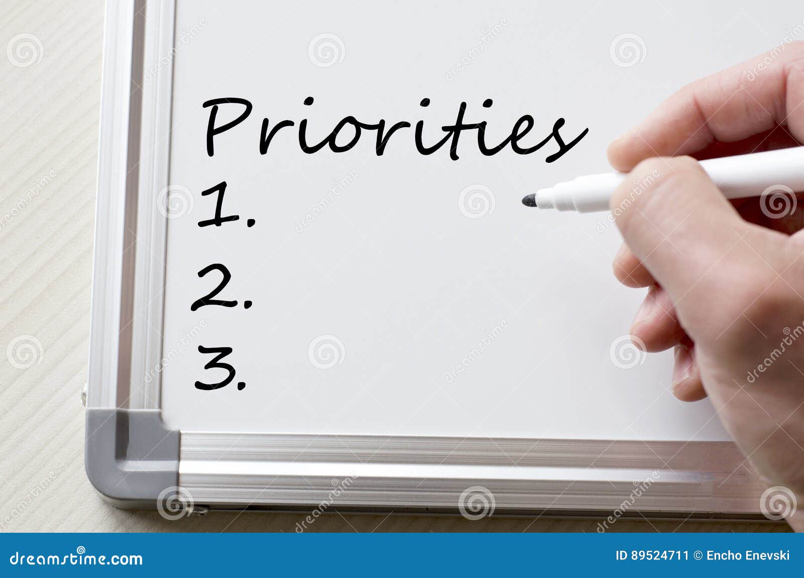 Priorities Written On Whiteboard Royalty-Free Stock Photography ...