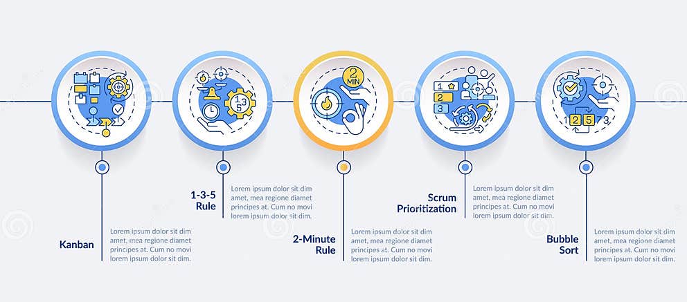 Prioritization Tools Circle Infographic Template Stock Vector ...
