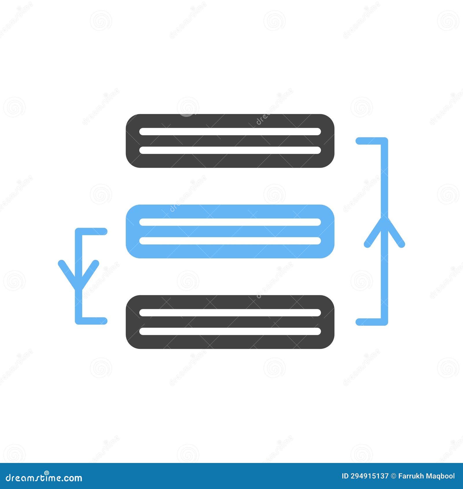 Prioritize Icon Vector Image. Stock Illustration - Illustration of ...