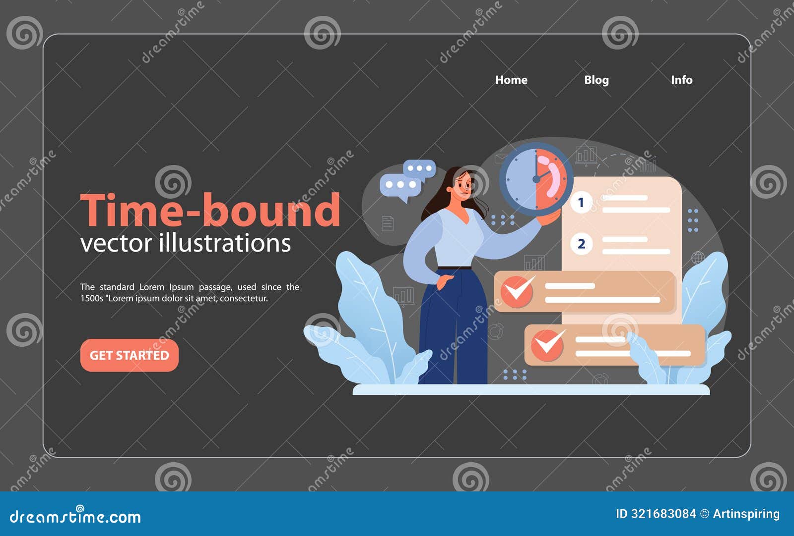 Prioritizing Time-bound Objectives. Flat Stock Vector - Illustration of ...