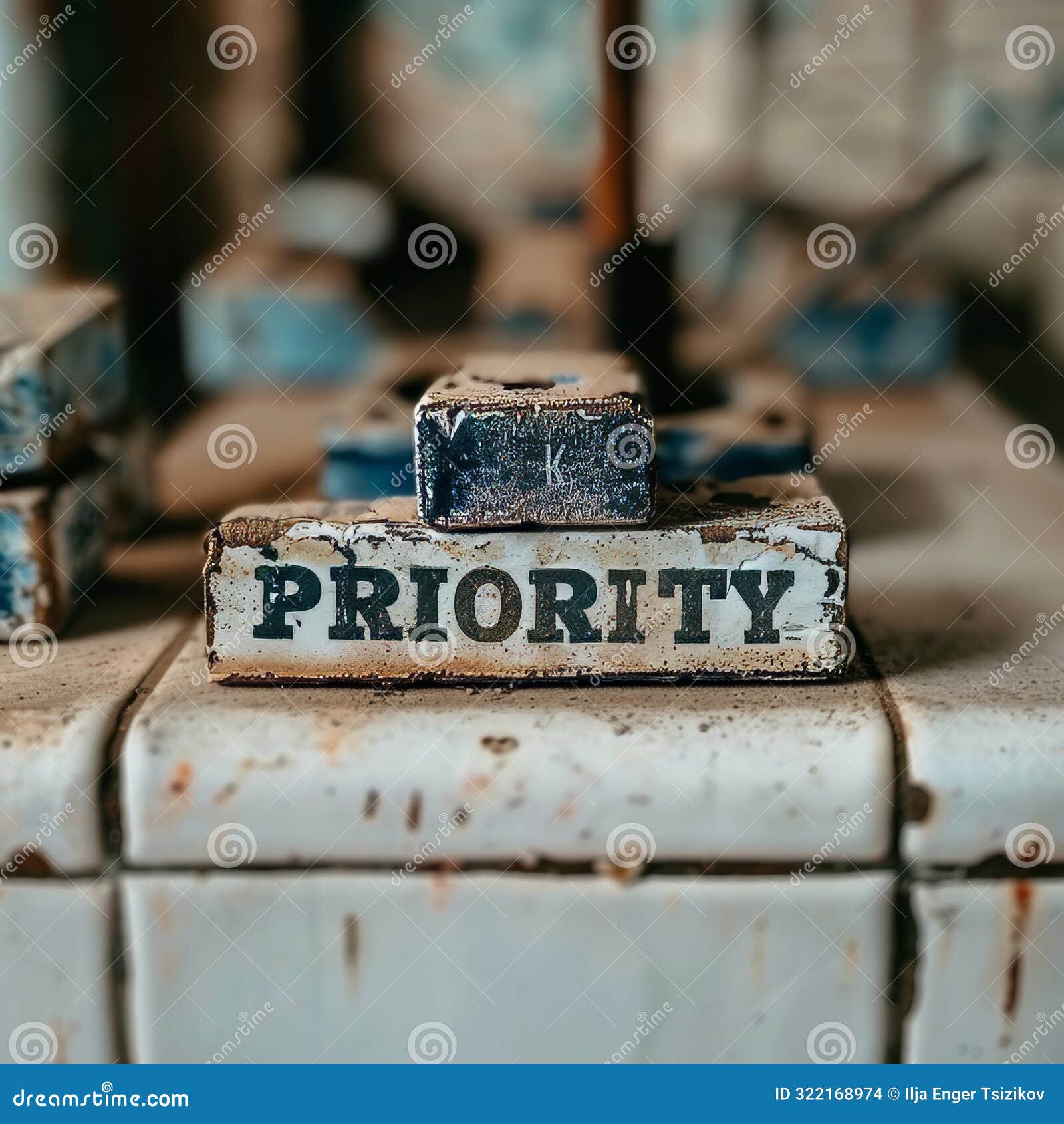 Priority Brown Envelope With Priority Text Prominently Shown On A White ...