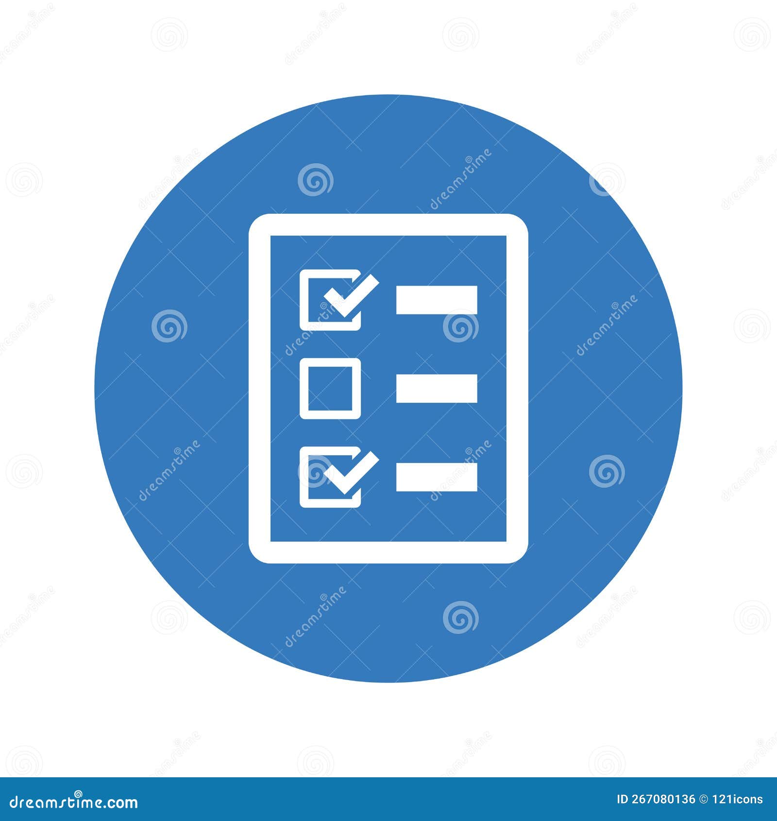 Priority checklist icon stock illustration. Illustration of paper ...