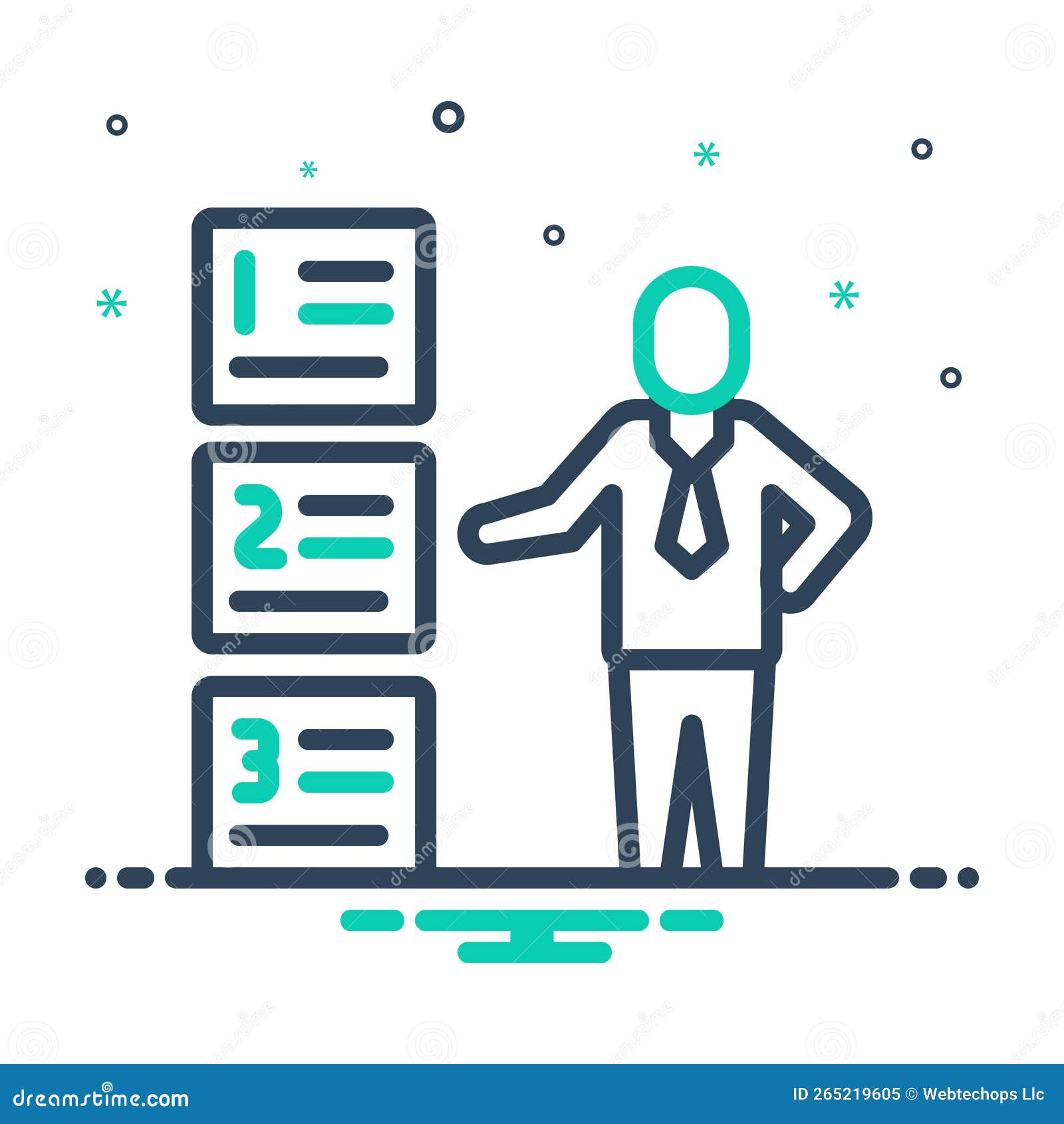 Mix Icon for Priority, Prioritize and Fundamentality Stock Vector ...