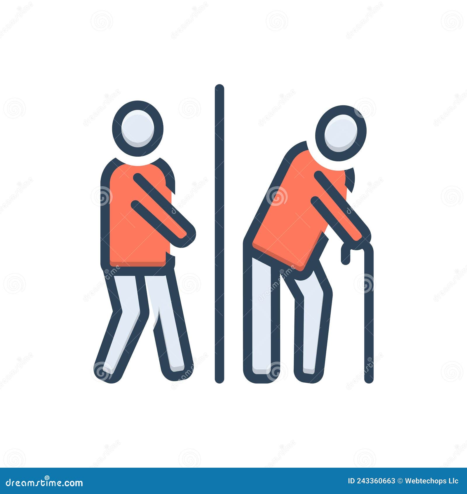 Color Illustration Icon for Priority, Seniority and Lead Stock Vector ...