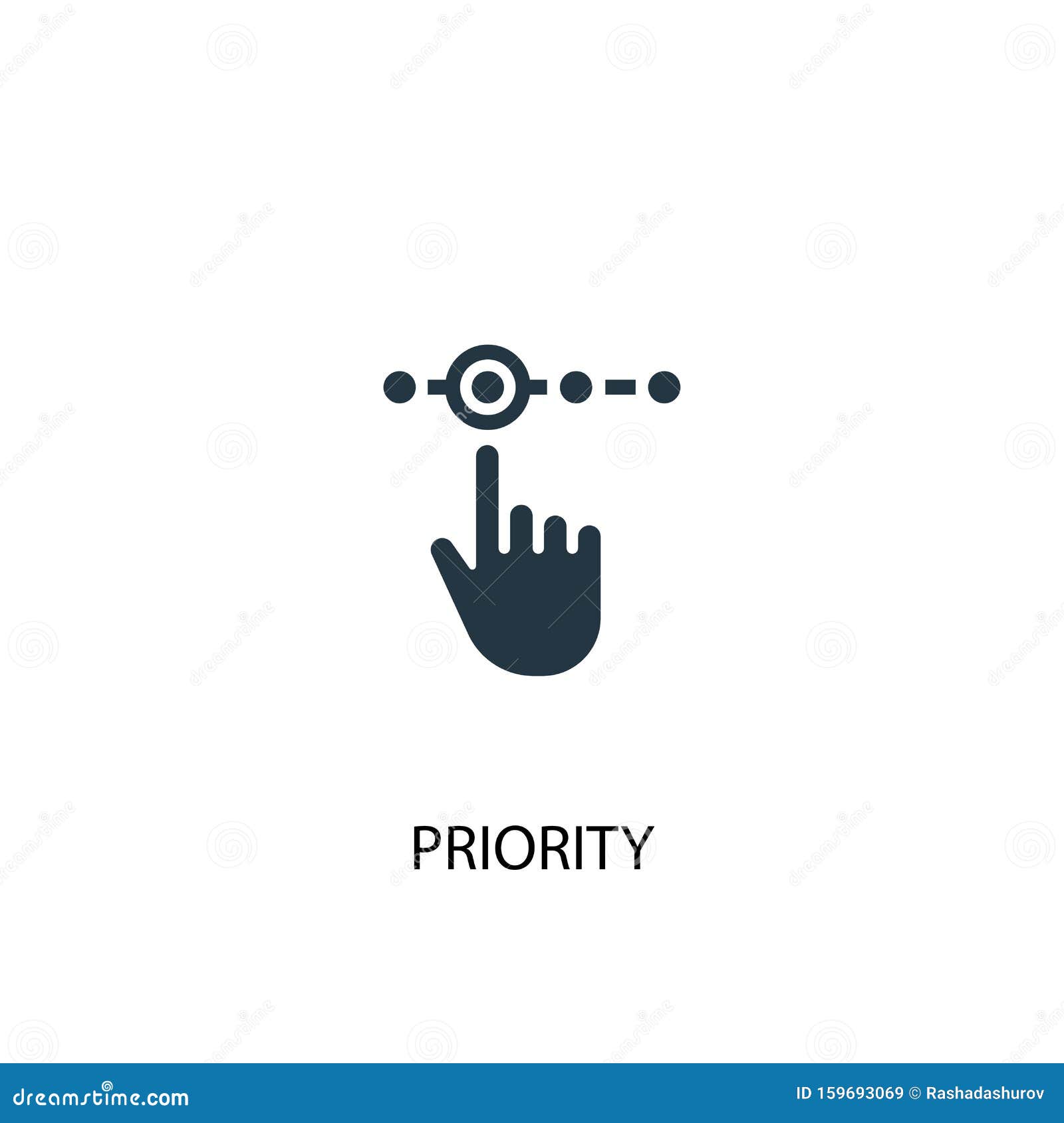 Priority Icon. Simple Element Stock Vector - Illustration of priority ...