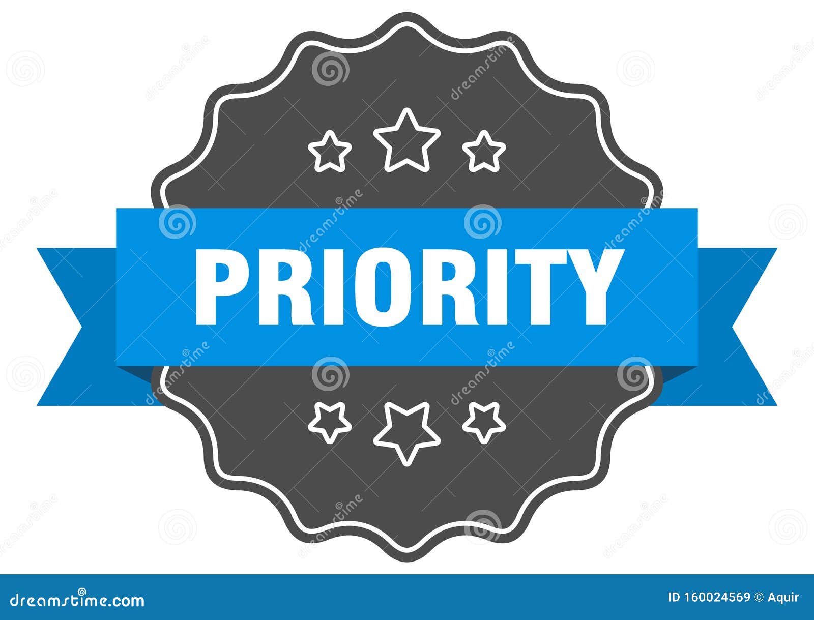 Priority label stock vector. Illustration of sticker - 160024569