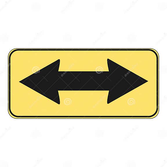 Priority Left and Right Sign Stock Illustration - Illustration of ...