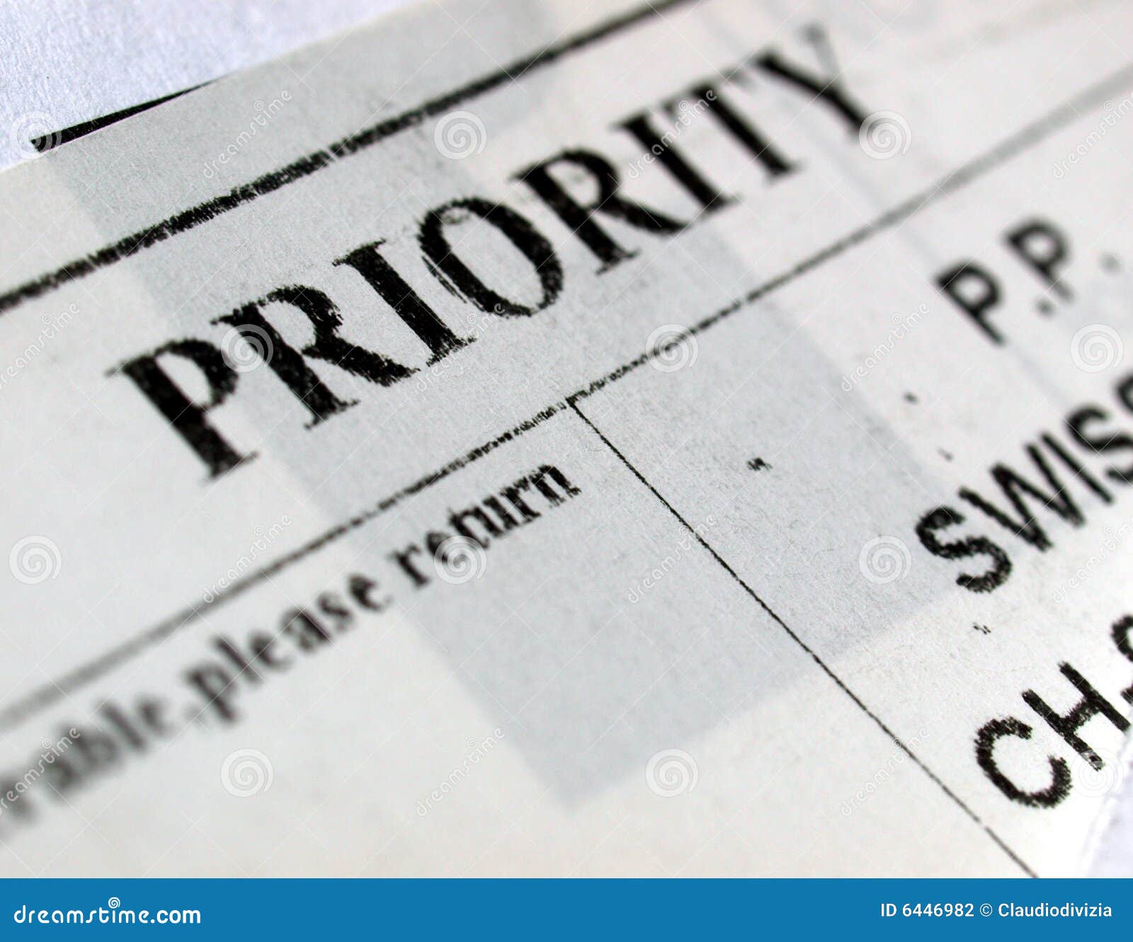 Priority mail stock photo. Image of stamp, letter, priority - 6446982